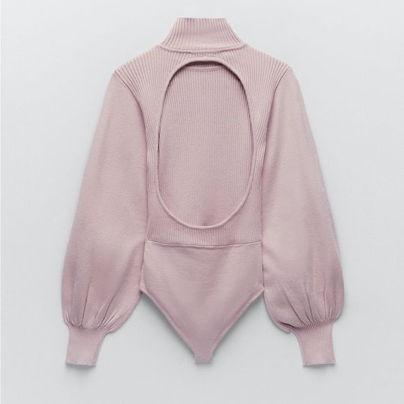 Zara | Tops | Nwt Zara Backless Knit Bodysuit | Poshmark